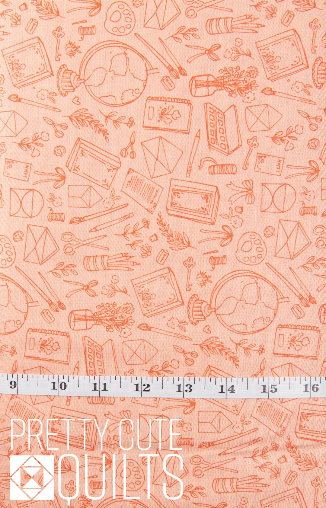 Floral Charms Collection of Things Apricot, C15761-APRICOT by Riley ...