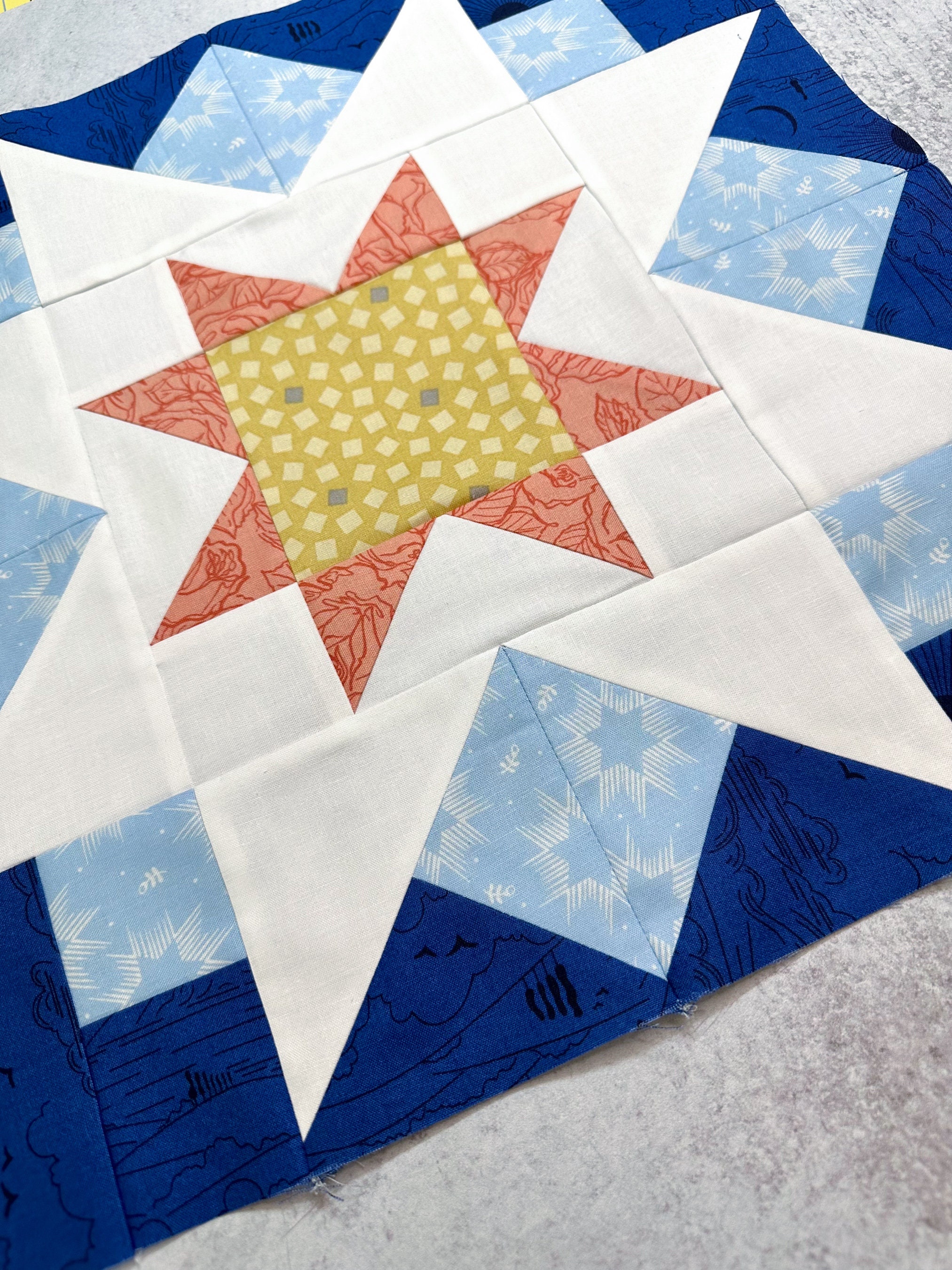 Night Stars Quilt Kit Includes Pattern by Quilty Love 64in X 80in Throw ...