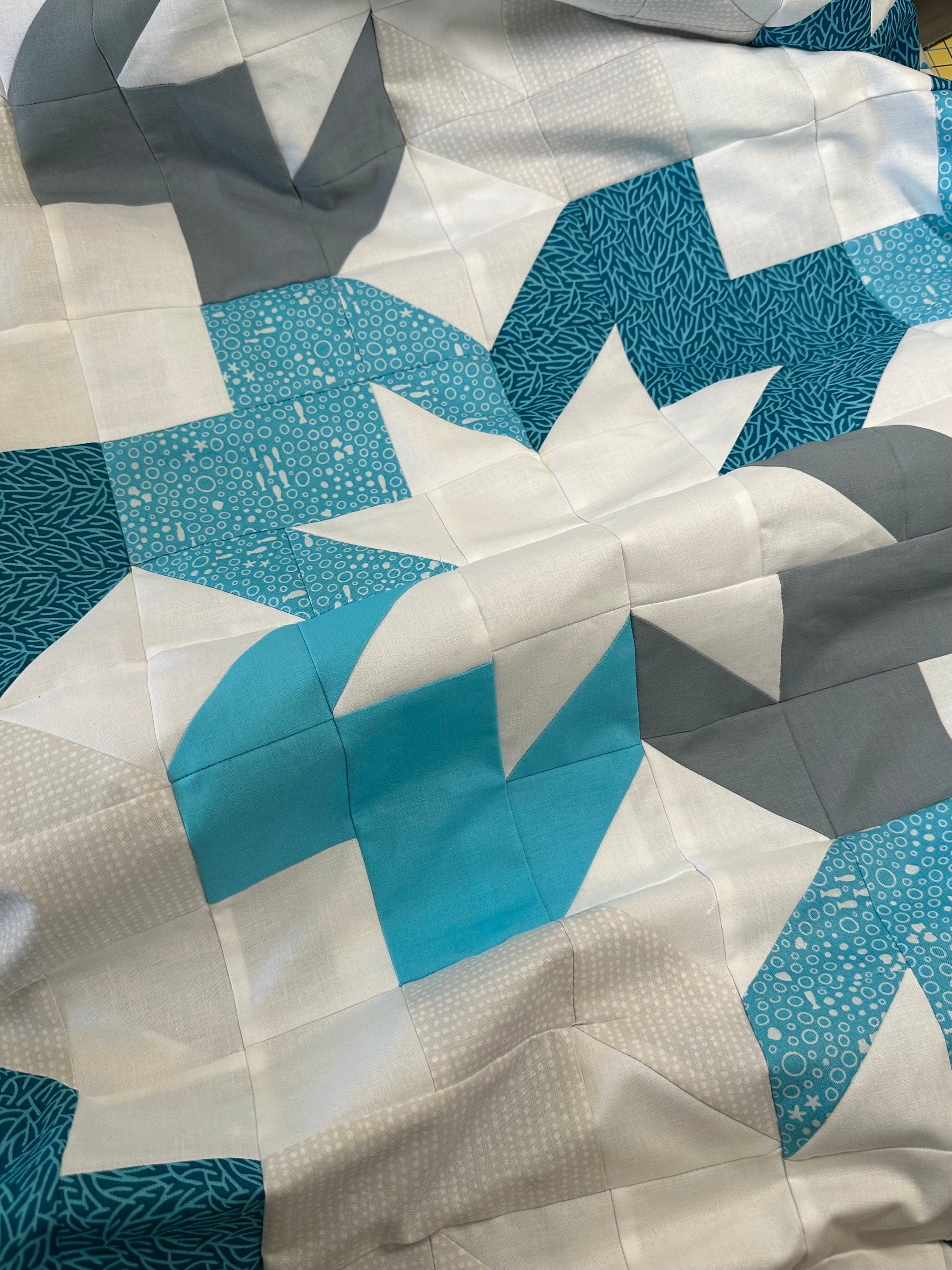 Starlight Quilt Kit Includes Pattern by Cotton and Joy Patterns 60in X ...