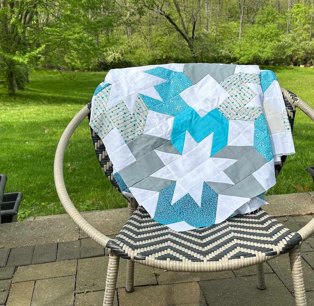 Starlight Quilt Kit Includes Pattern by Cotton and Joy Patterns 60in X ...