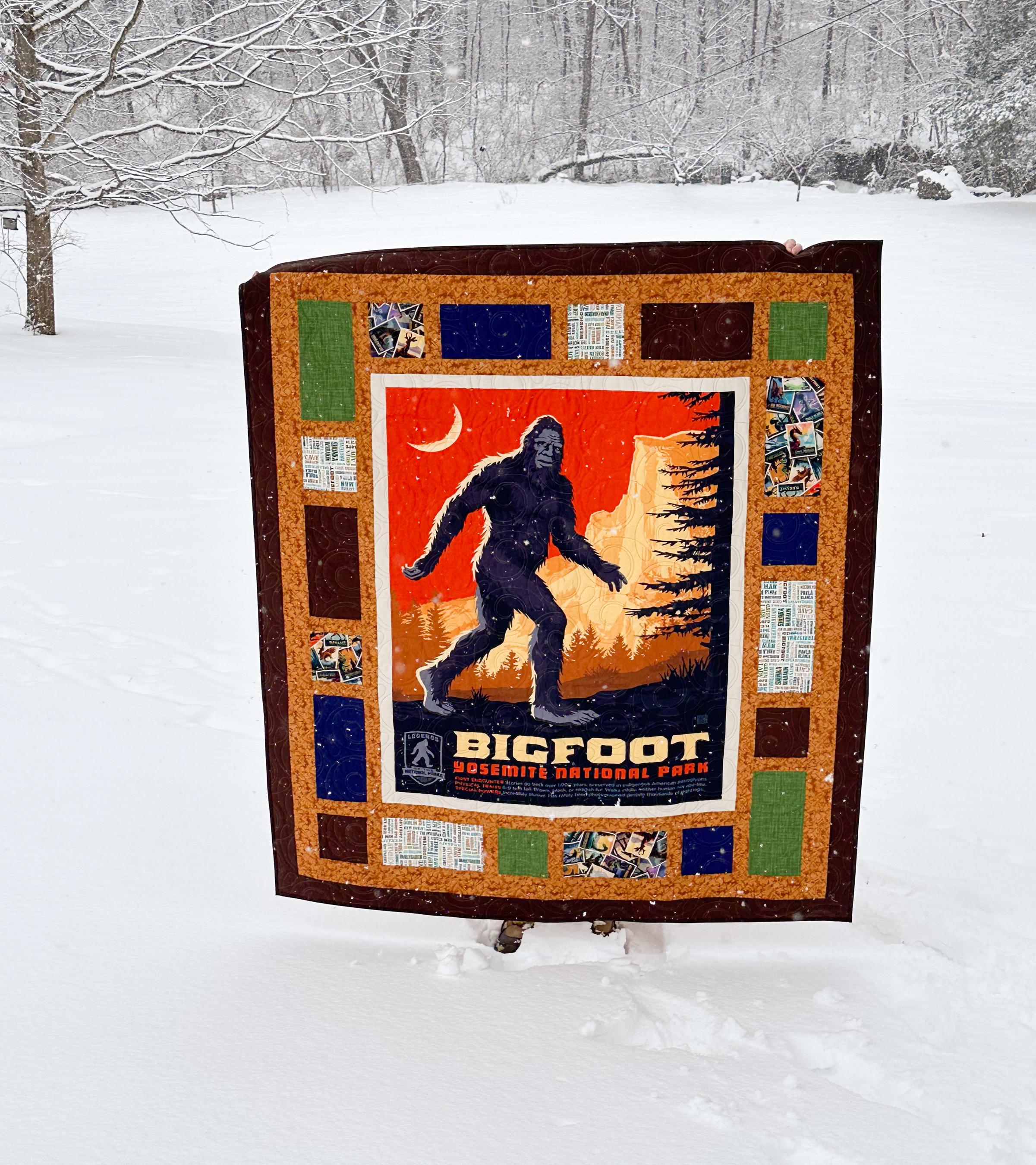 Bigfoot Quilt Kit | Includes Bigfoot Panel and Pattern | 59 X 67 in ...
