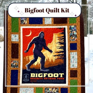Quilt Kit Bigfoot Panel - Etsy