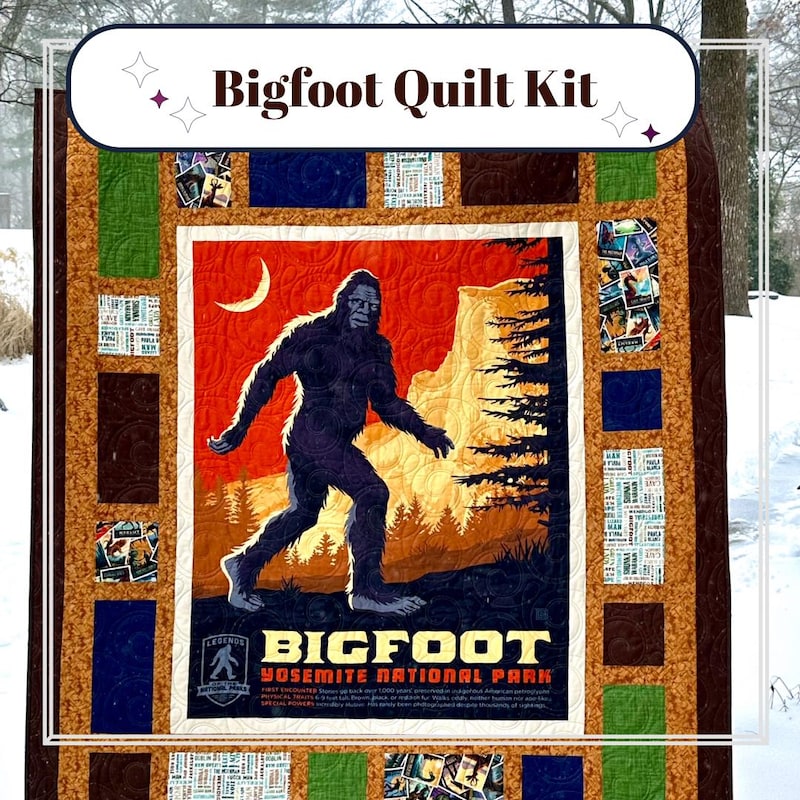 Bigfoot Quilt Diy - Etsy