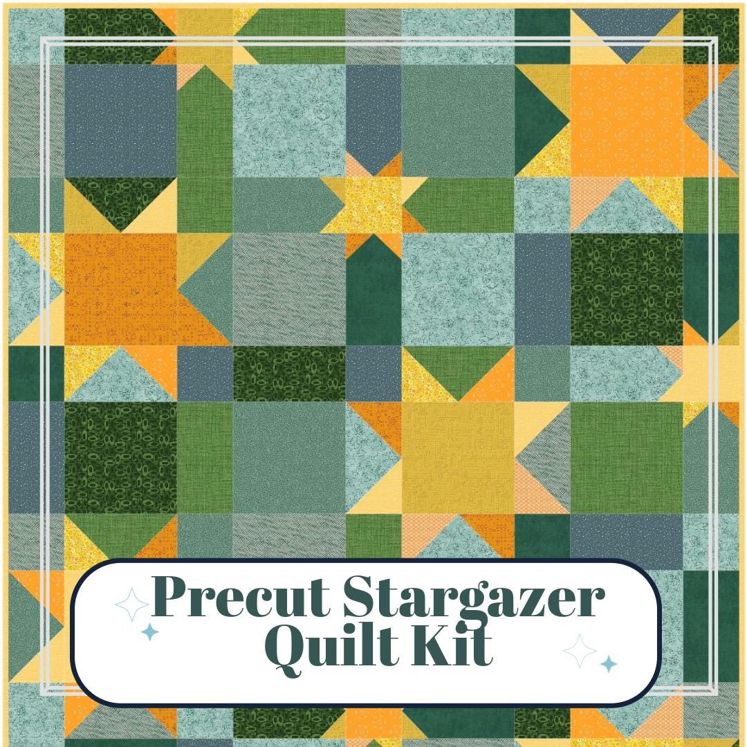 Precut Quilt Kit – Stargazer Ready to Sew, Beginner Friendly Throw ...