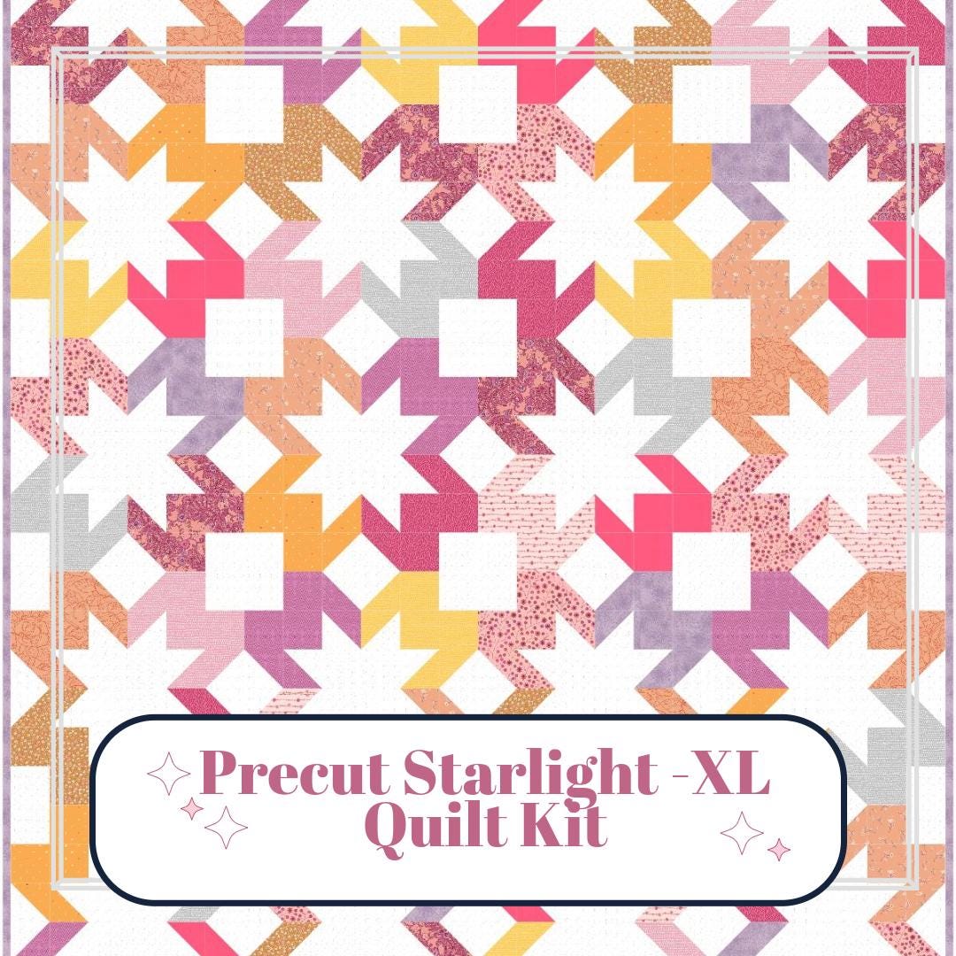 Precut Quilt Kit - Ready to Sew! - Extra Long Version | Starlight Quilt ...