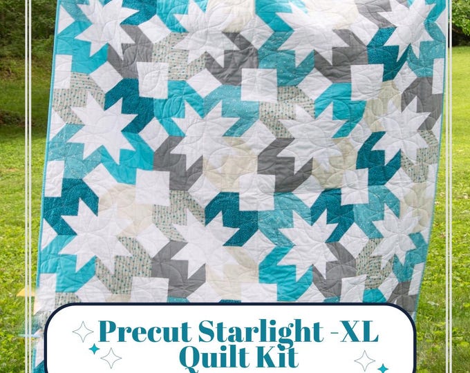 Precut Quilt Kit - Ready to Sew! - Extra Long Version | Starlight Quilt ...