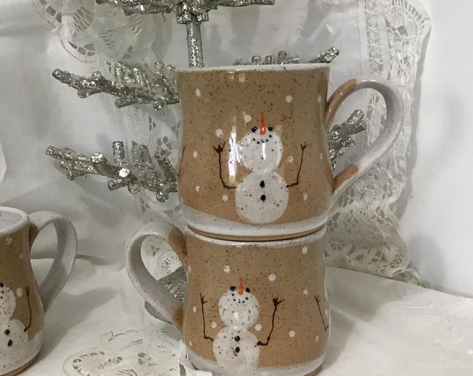 Adorable Happy Snowmen Mug - Etsy