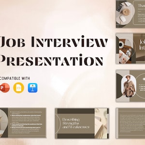 Job Interview Presentation Template for Powerpoint, Google Slides ...