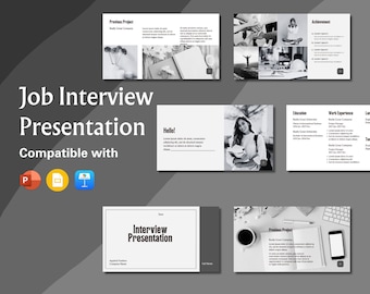 Job Interview Presentation Template for Powerpoint, Google Slides ...