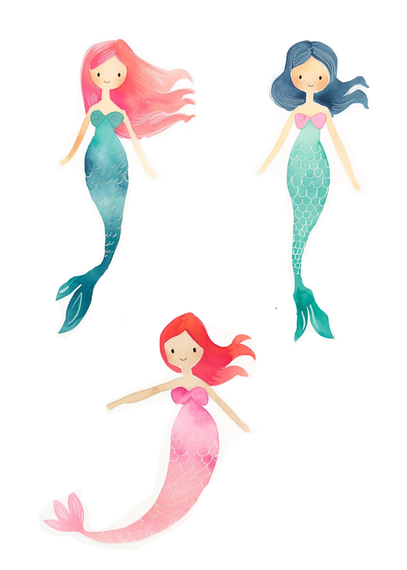 Mermaid Shell-a-brate Birthday Invitation - Etsy