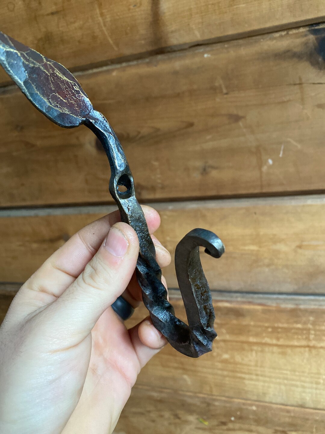 Hand Forged Coat Hook - Etsy