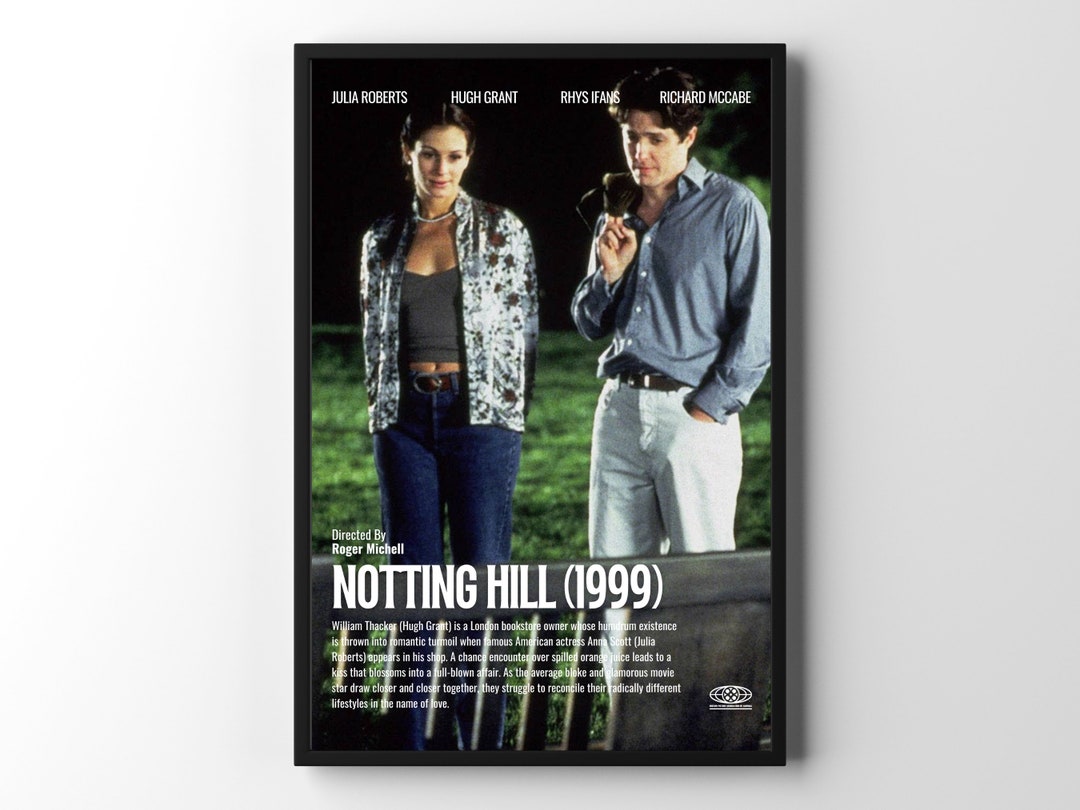 Notting Hill 1999 Movie Poster - Etsy