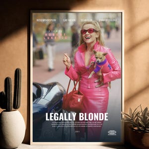 Legally Blonde 2001 Movie Poster Download - Etsy