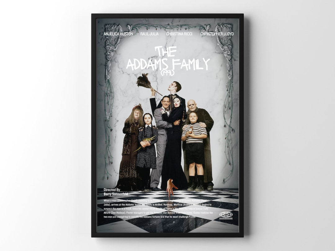 The Addams Family 1991 Movie Poster - Etsy