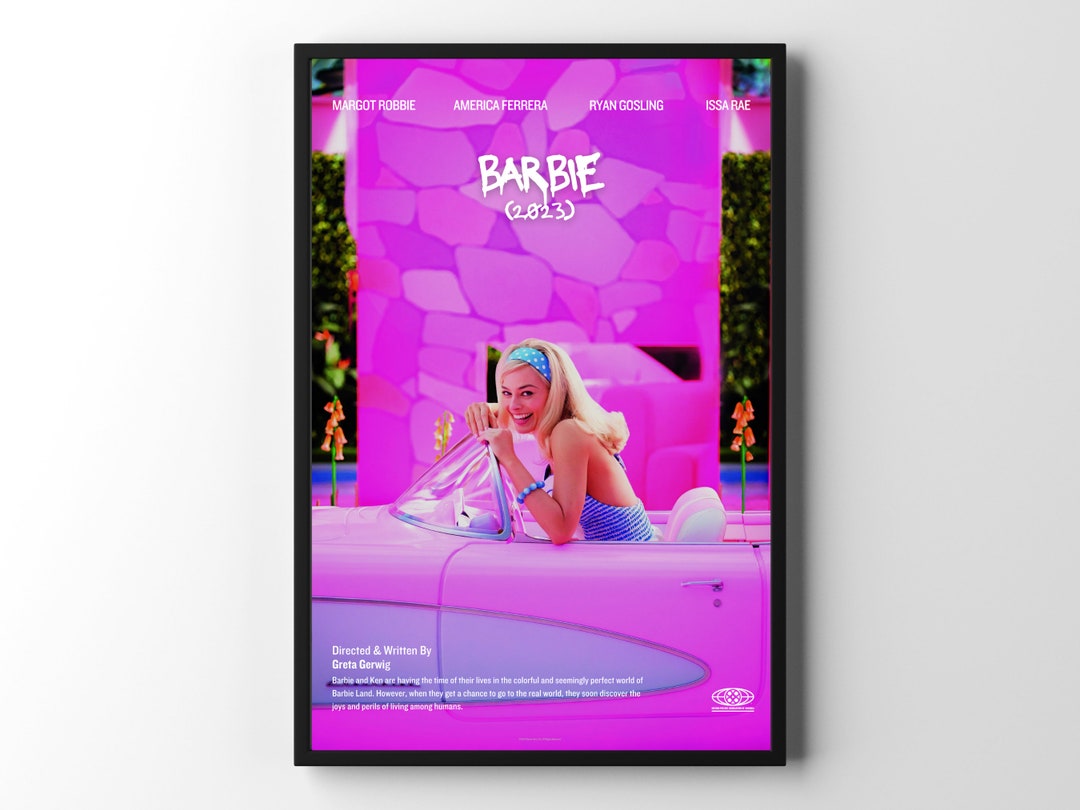 Barbie 2023 Margot Robbie Movie Poster - Etsy