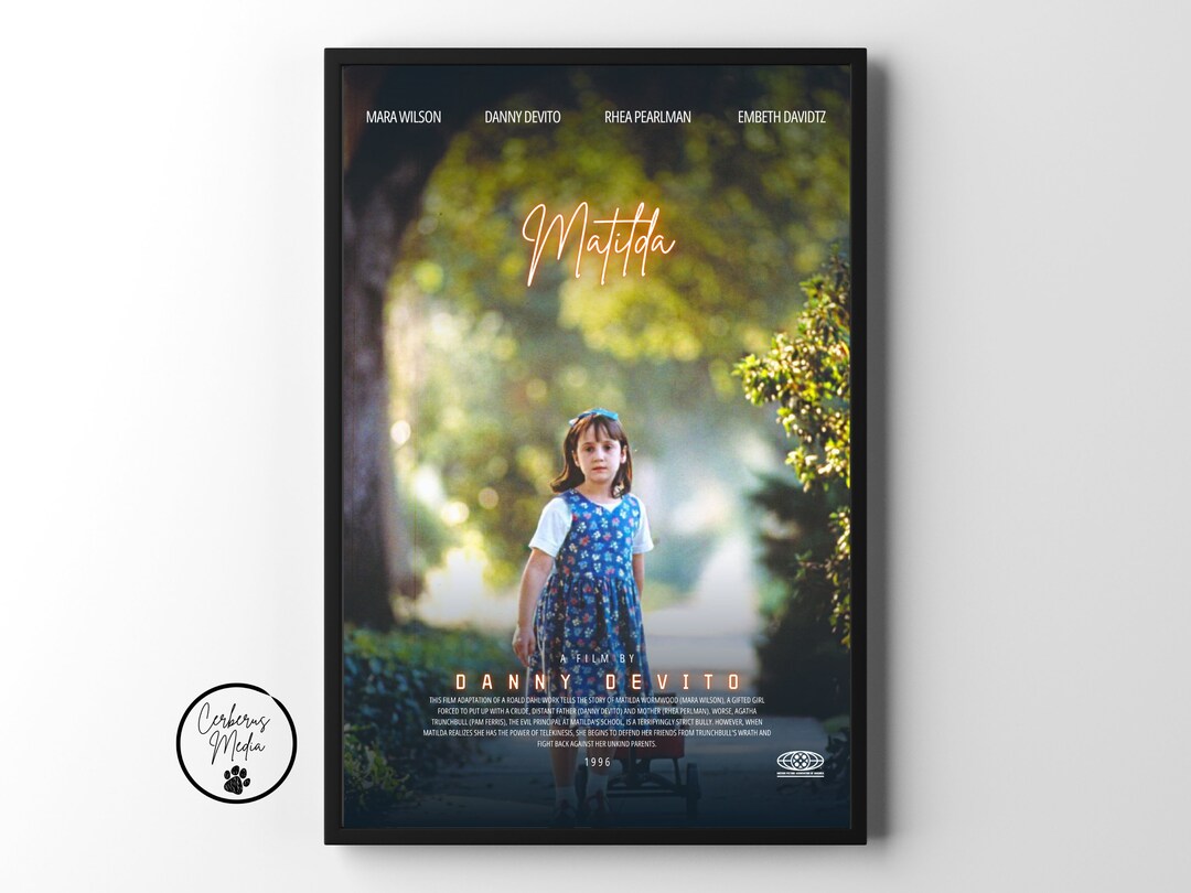 Matilda 1996 Movie Poster - Etsy