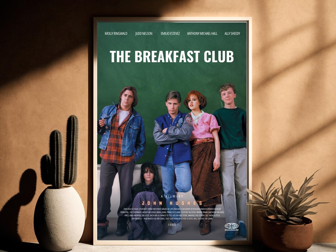 The Breakfast Club 1985 Movie Poster - Etsy