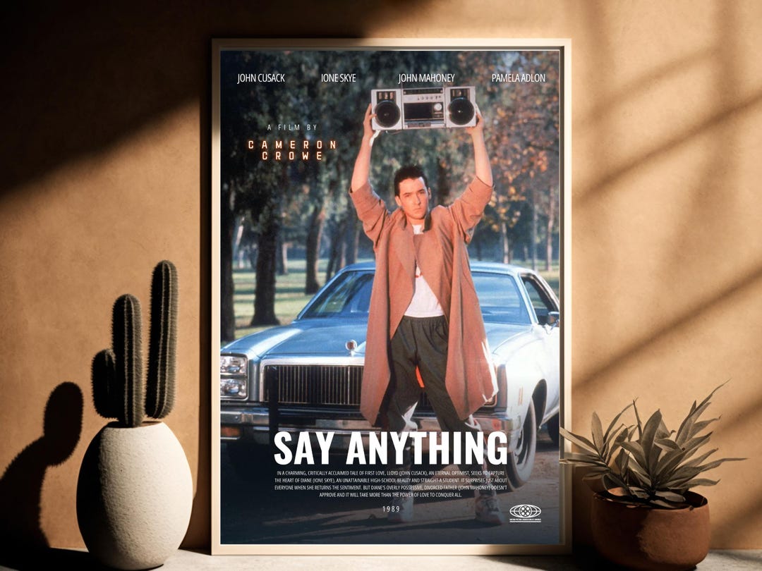Say Anything 1989 Boombox Movie Poster - Etsy
