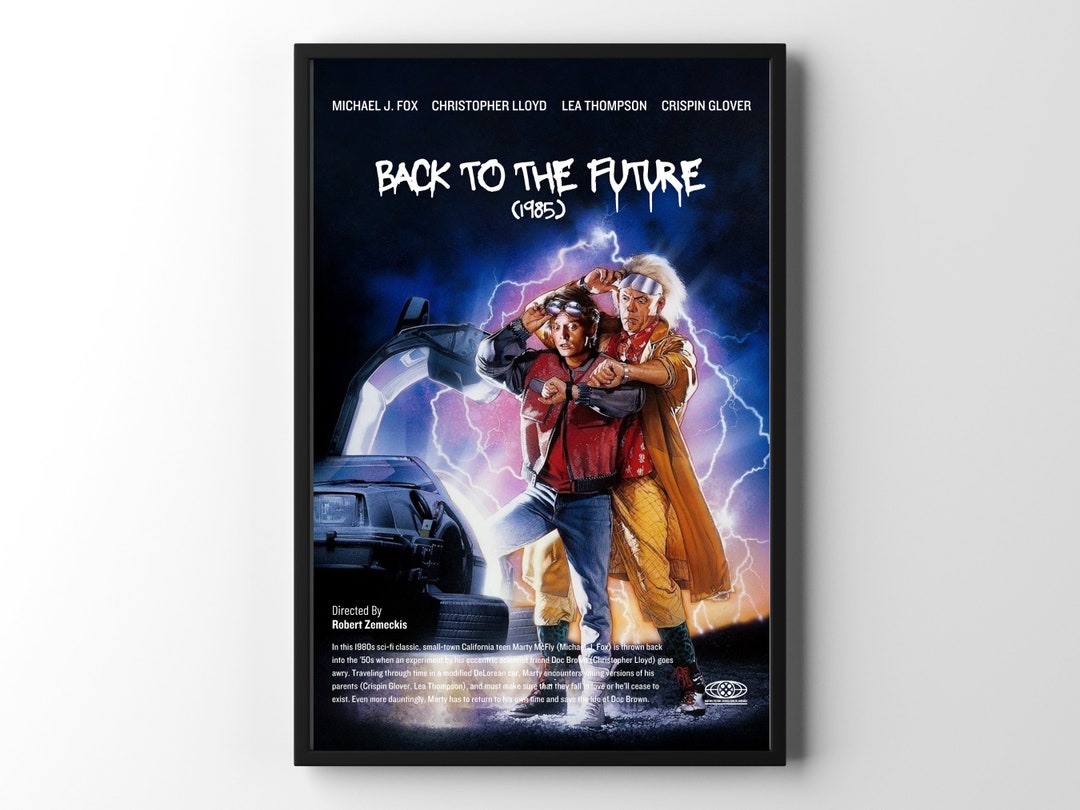 Back to the Future 1985 Movie Poster - Etsy
