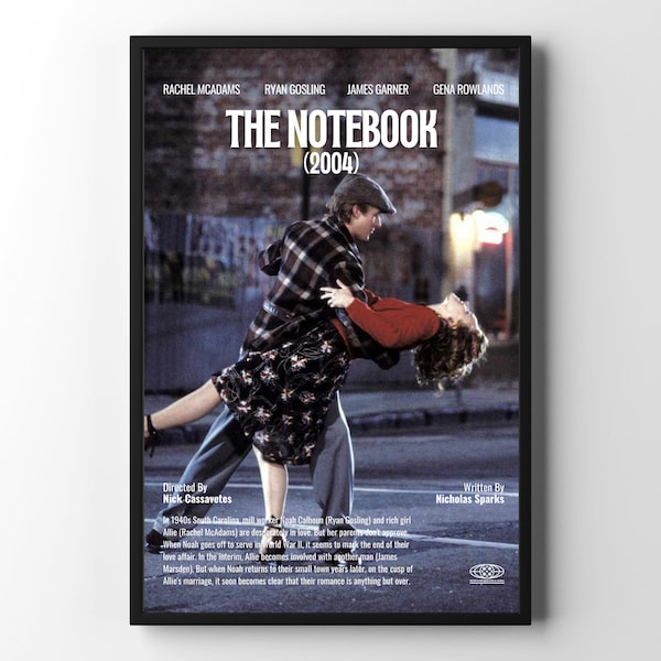 The Notebook (2004) Movie Poster - Etsy