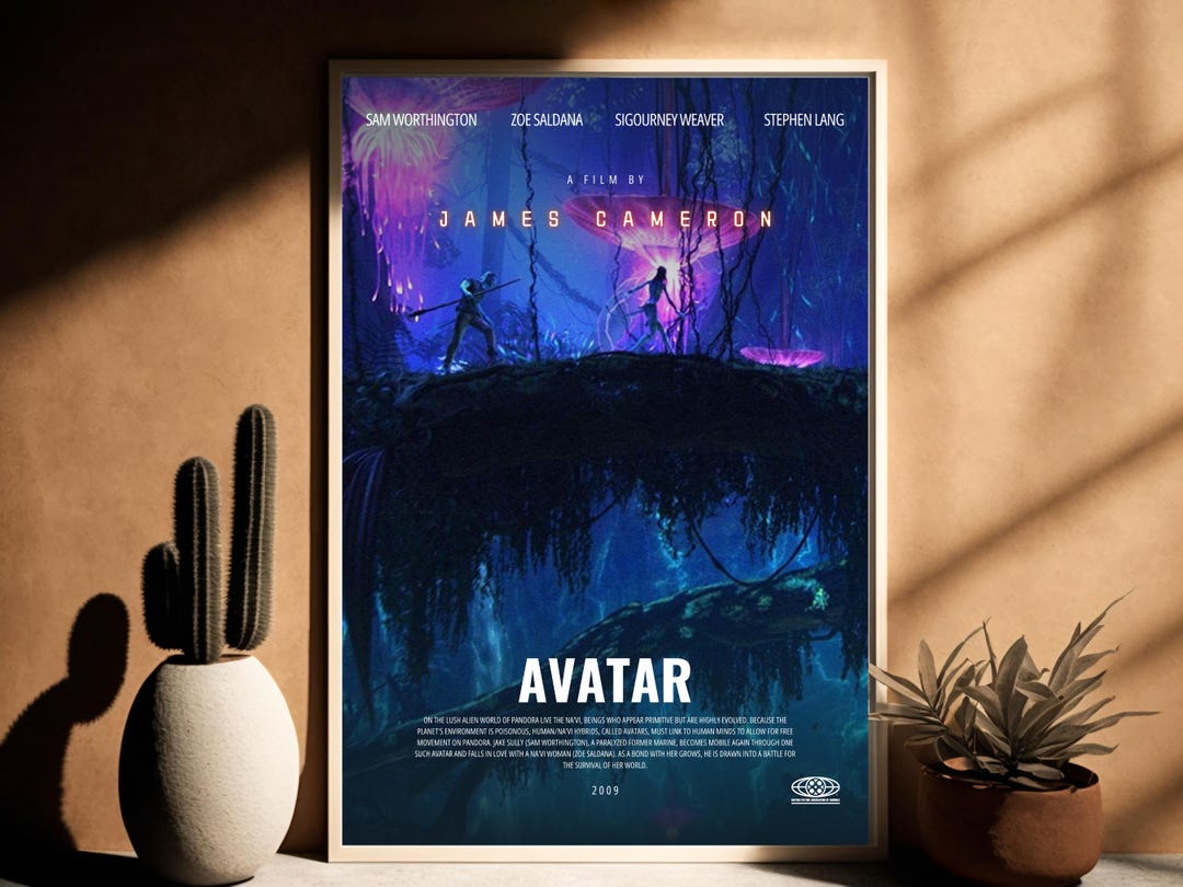 Avatar 2008 Movie Poster - Etsy