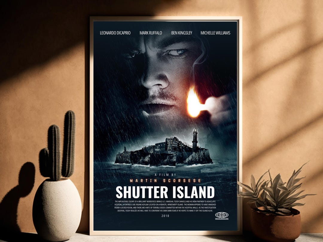 Shutter Island 2010 Movie Poster Download - Etsy