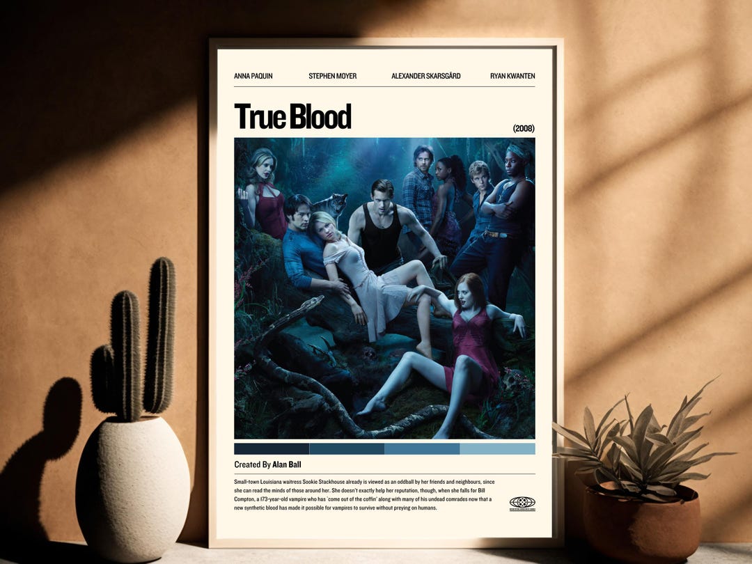 True Blood 2008 TV Show Poster - Etsy