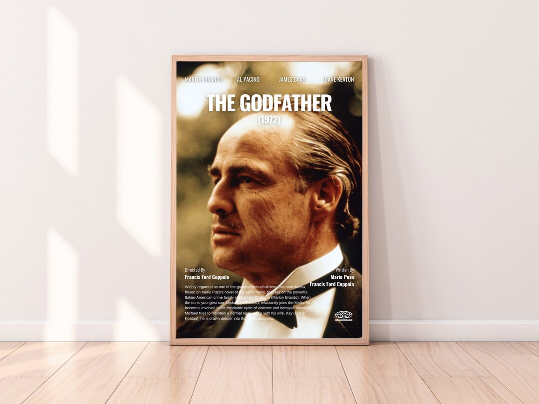 The Godfather 1972 Movie Poster - Etsy