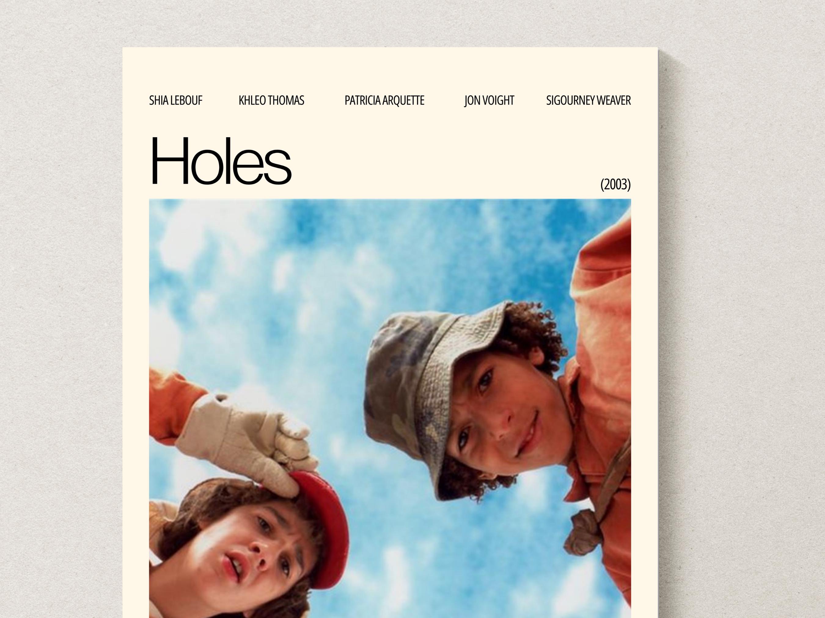 Holes 2003 Movie Poster Download - Etsy