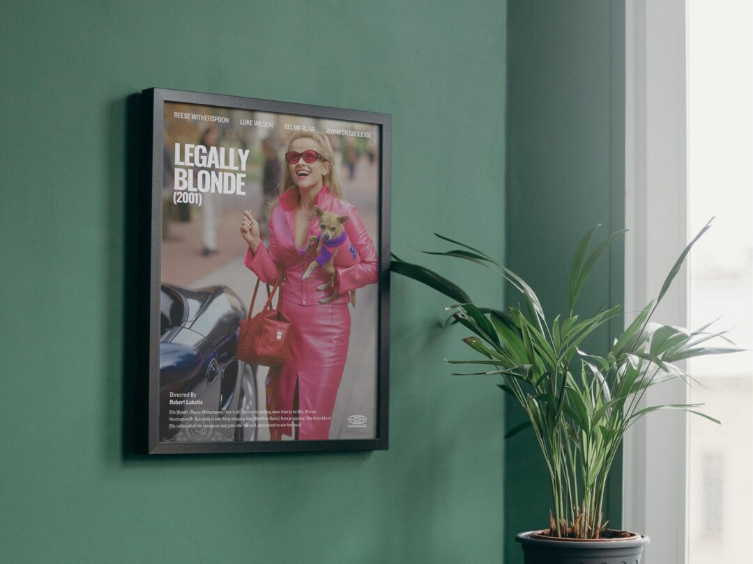 Legally Blonde 2001 Movie Poster - Etsy