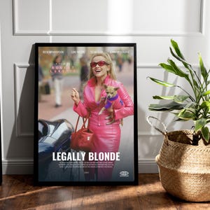 Legally Blonde 2001 Movie Poster Download - Etsy