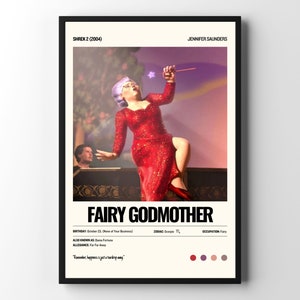 Fairy Godmother Shrek 2 2004 Poster Download - Etsy