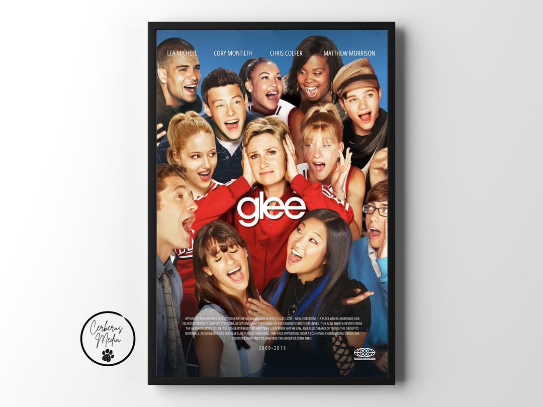Glee 2009 TV Show Poster Download - Etsy