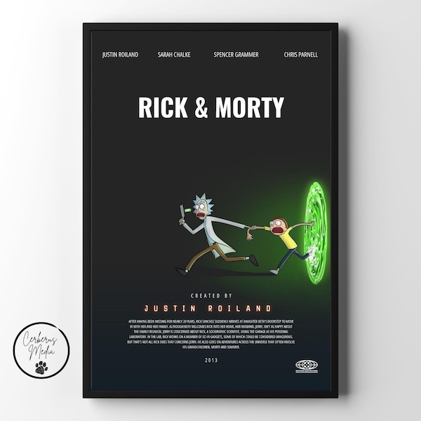Rick and Morty Poster - Etsy