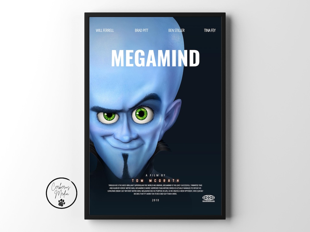 Megamind 2010 Movie Poster - Etsy