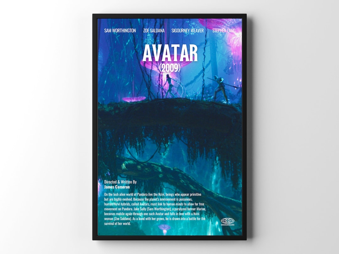 Avatar 2008 Movie Poster - Etsy
