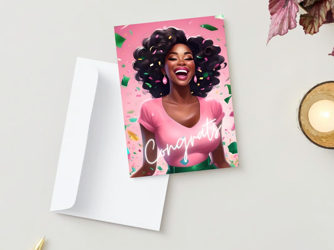 Congrats 5x7 Inch Card for Her | Celebration | Greeting Card for Her ...
