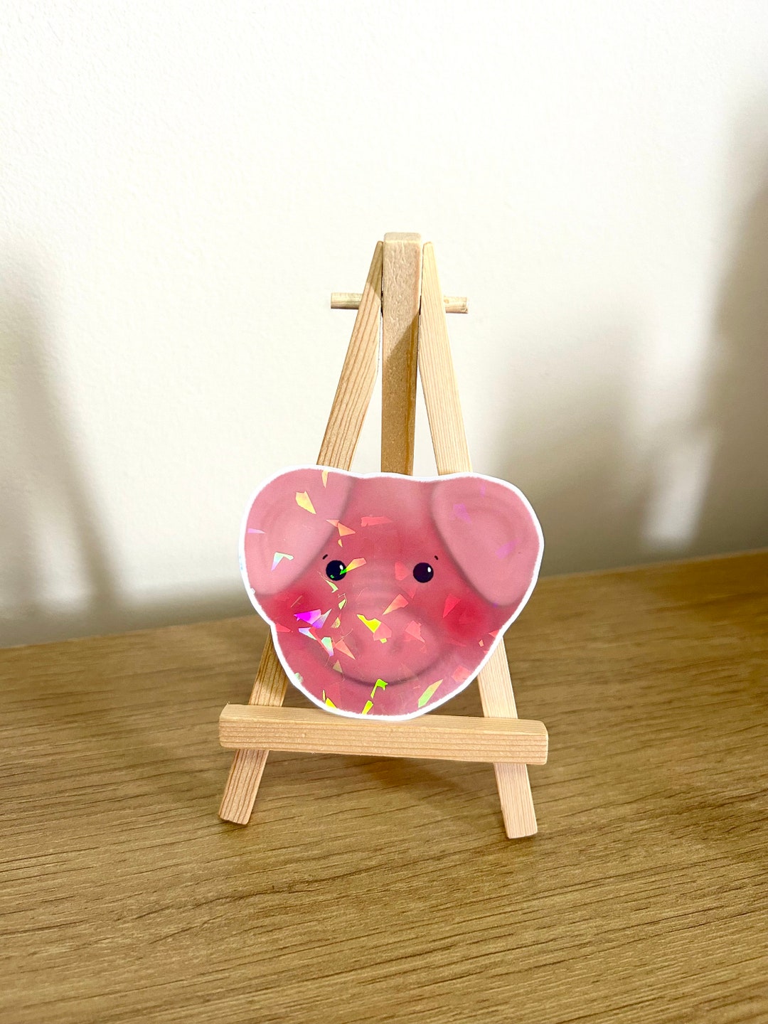 Pig Percy Candy Sweet Gummy Jelly Vinyl, Holographic Laminated Sticker ...