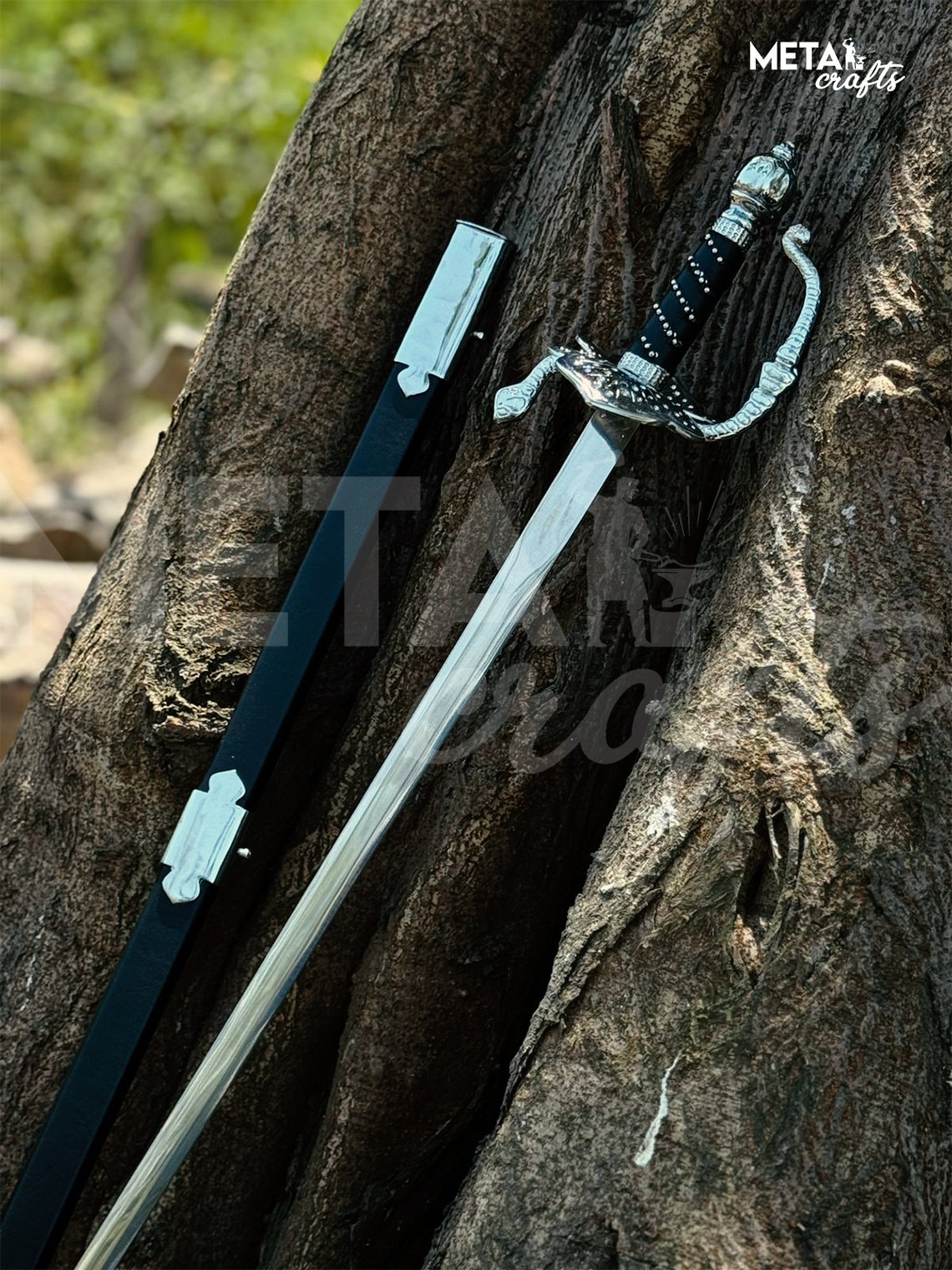Mask Of Zorro Sword Replica With Scabbard Fantasy Rapier Sword Unique Present For Groomsman
