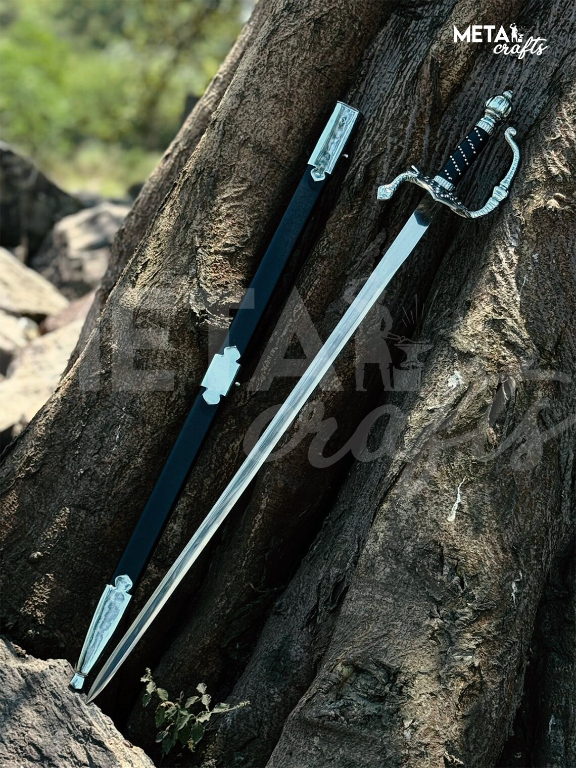 Mask Of Zorro Sword Replica With Scabbard Fantasy Rapier Sword Unique Present For Groomsman