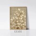 Sepia Leaf Drawing: Vintage Botanical Print for Neutral Decor (digital ...