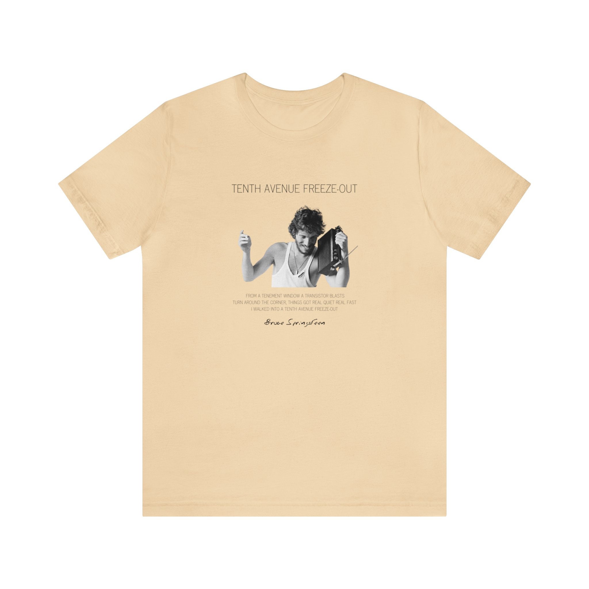 Bruce Springsteen Born to Run Tenth Avenue Freeze-out T-shirt Unisex ...