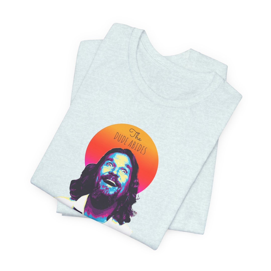 The Big Lebowski the Dude Jeff Bridges T-shirt Unisex Jersey Short ...