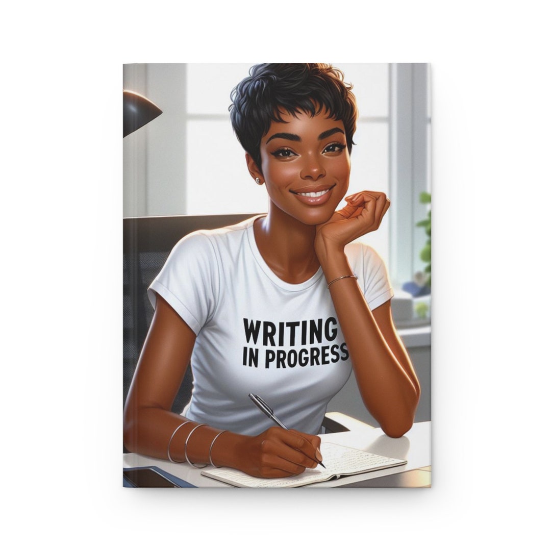 Hardcover Journal Black Woman writing in Progress Boss Queens ...