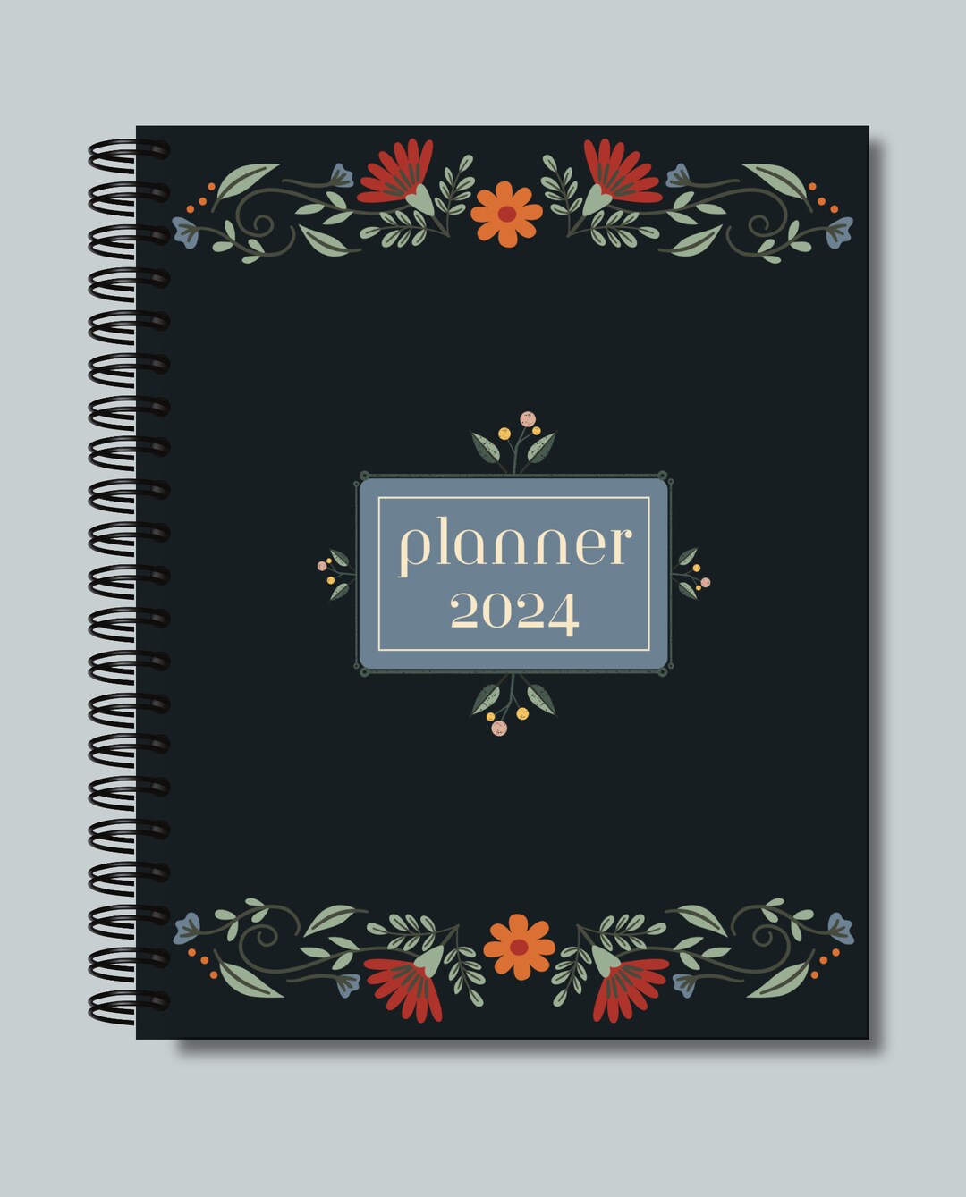 2024 Printable Daily Planner and Calendar - Etsy