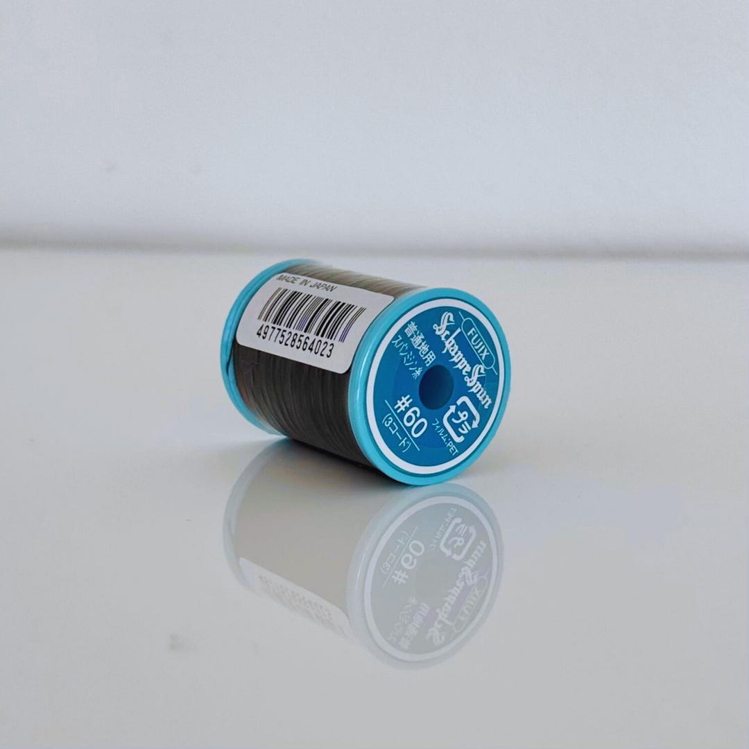 Japanese All Purpose Sewing Thread Fujix Schappe Spun #60 200m Black ...