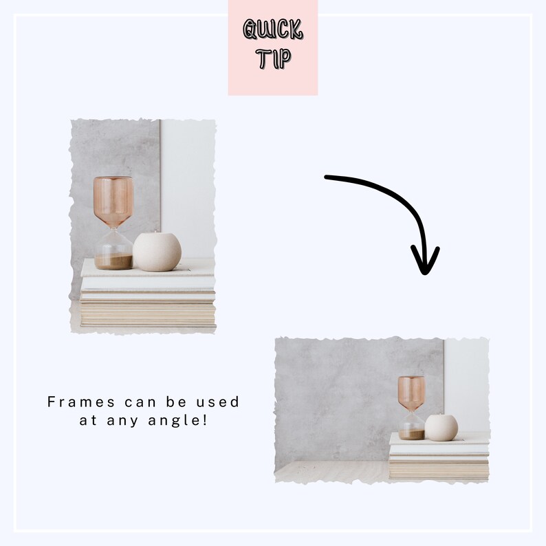 Canva Frame Template, Drag and Drop Rectangle Shapes Bundle, Instant ...