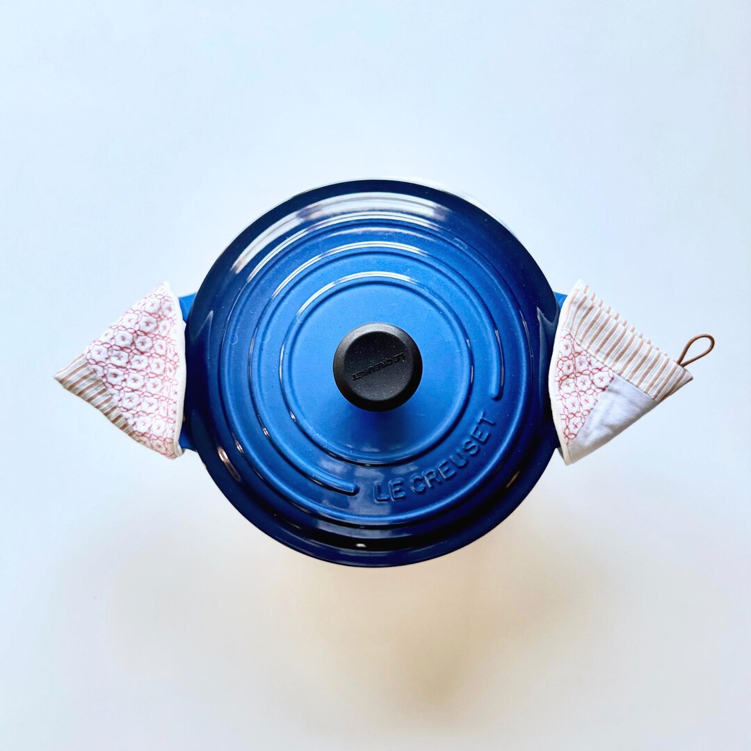 Sashiko Boro Patchwork Cone Shaped Pot Holder, Ayacolour Triangle Oven ...