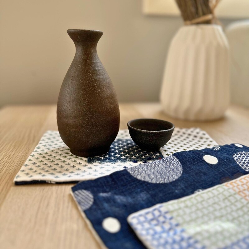 Sashiko Tea Mat - Etsy