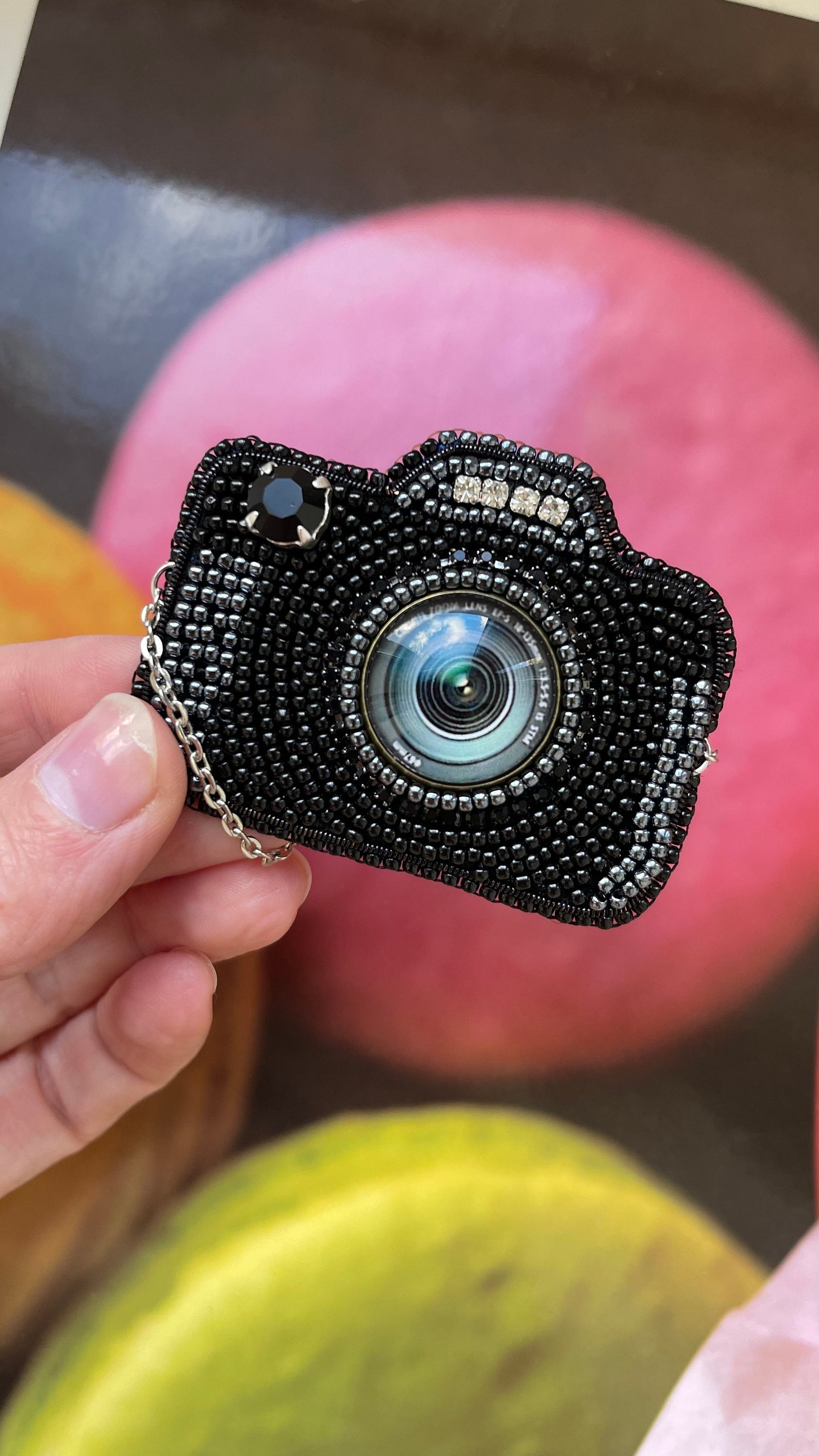 Camera Brooch Photography Pin Camera Jewelry Camera Accessory ...